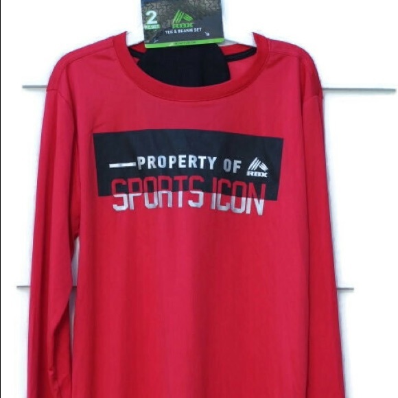 RBX | Shirts & Tops | Rbx Tee Shirt Long Sleeve W Beanie Hat | Poshmark